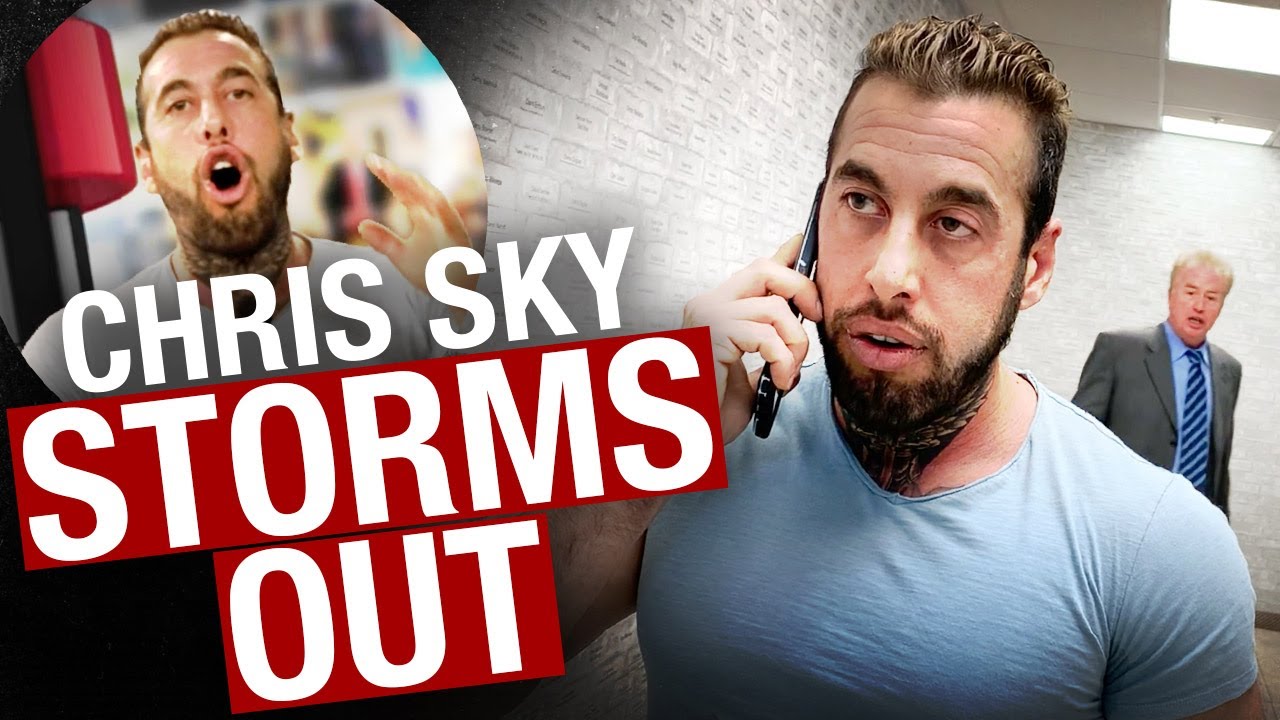 Chris Sky storms out of interview with David Menzies - Easton Spectator