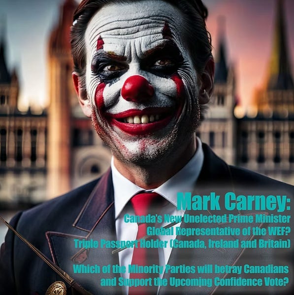 Chart of the Day (CotD) Canada Mark Carney Rise of a Globalist Prime Minister, by Eldric Vero ...