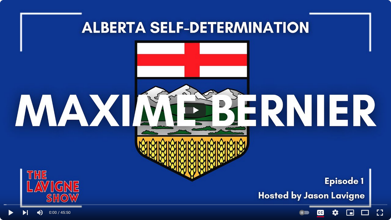 Maxime Bernier on Alberta Self-Determination - Easton Spectator