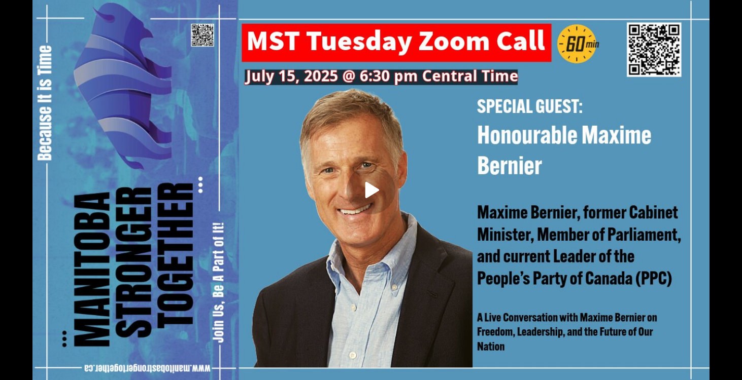 Canada at a Crossroads: Maxime Bernier on Freedom, Leadership, and the ...