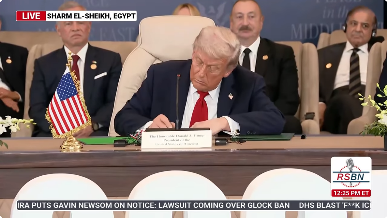 President Trump Signs the Historic Peace Deal - Delivers Remarks at the ...