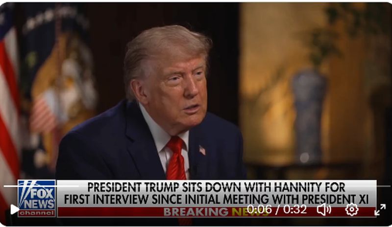 President Donald J. Trump's Interview with Sean Hannity - Easton Spectator